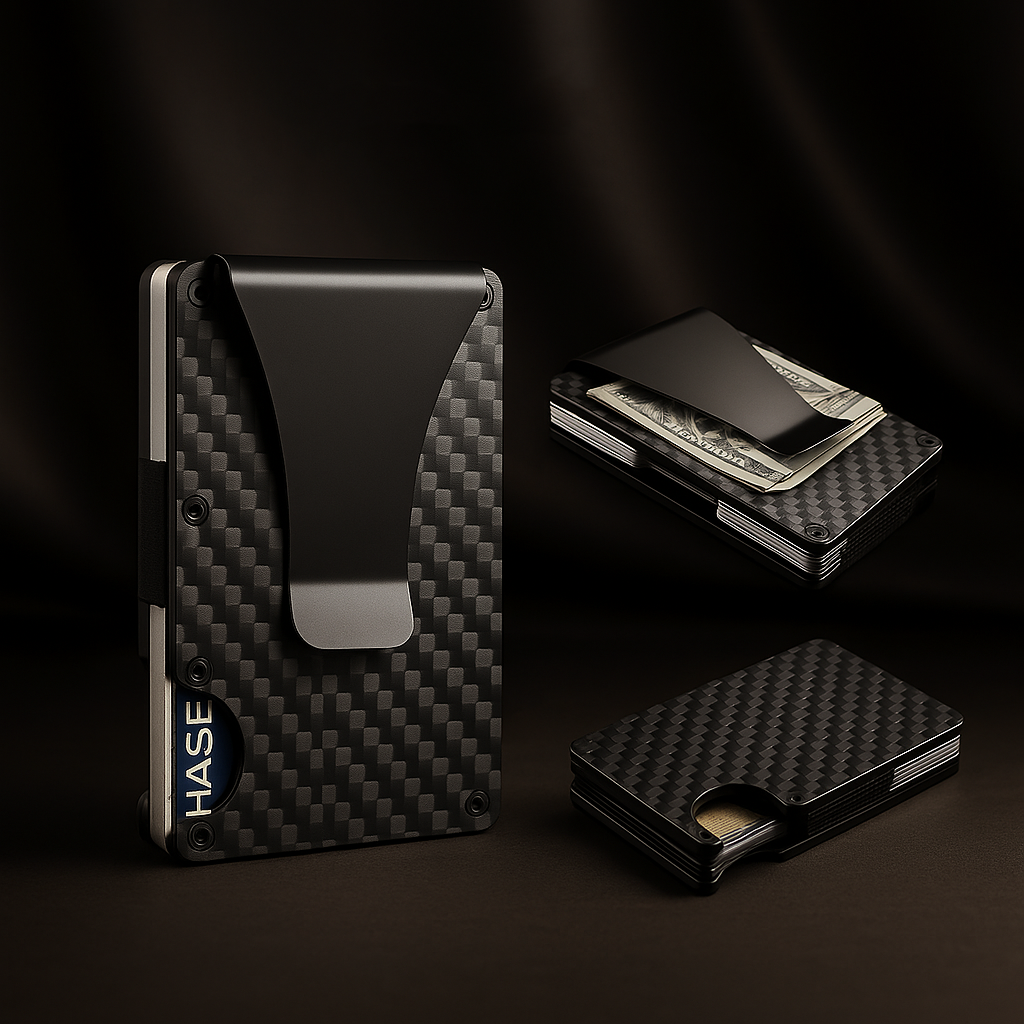 Minimalist Card Holder/Money Clip Wallet (carbon fiber) – The Jewelry Plug
